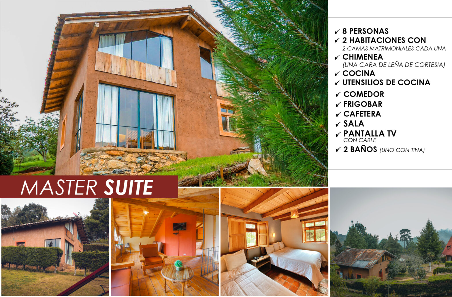 Master Suite – Cabañas Suites Sergia Torres